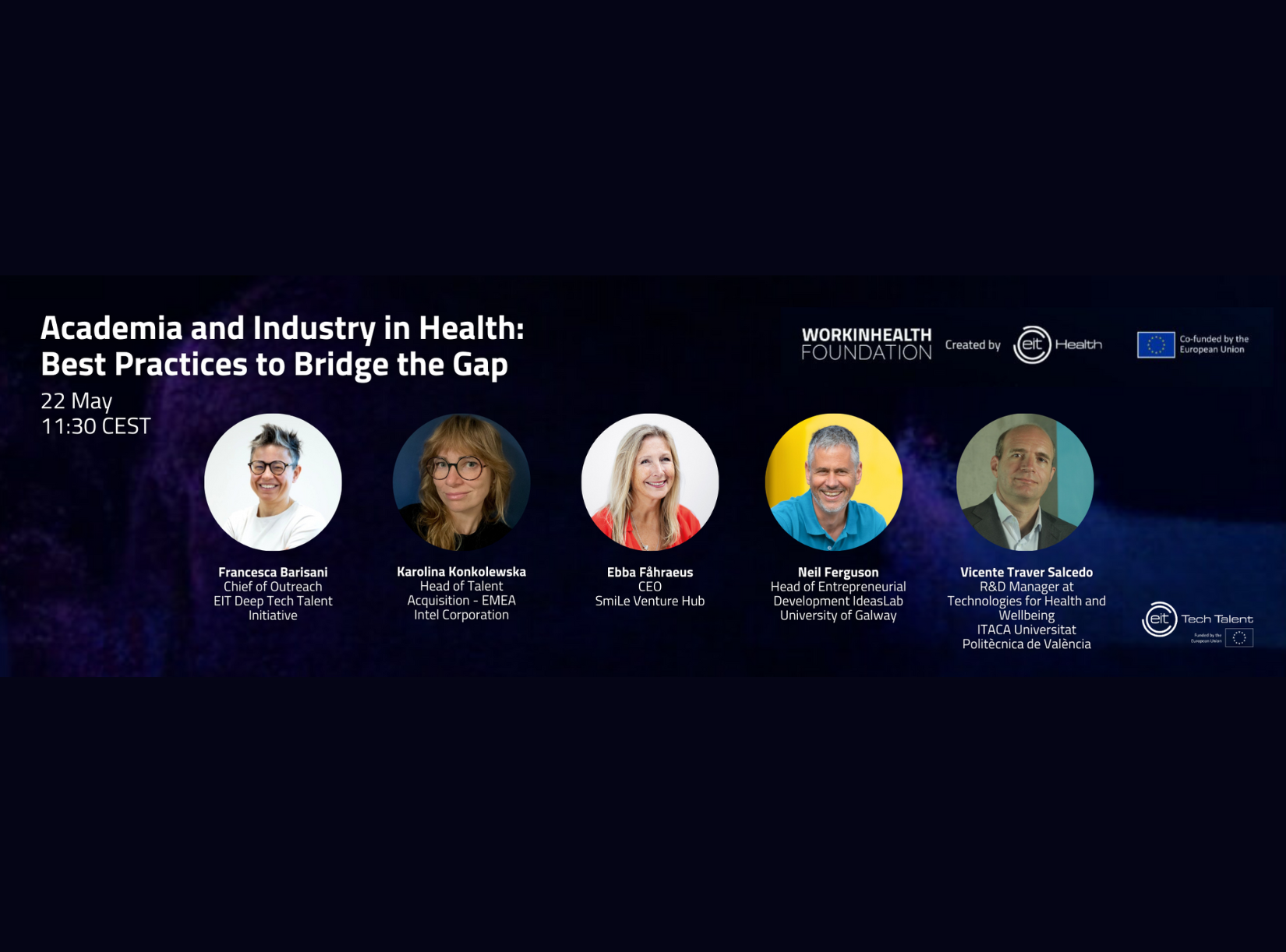 WorkInHealth Career Fair: Best practices to bridge the gap between academia and industry in ...