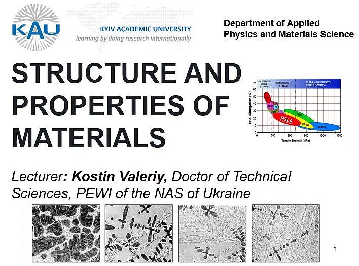 Structure and Properties of Materials | EIT Deep Tech Talent Initiative